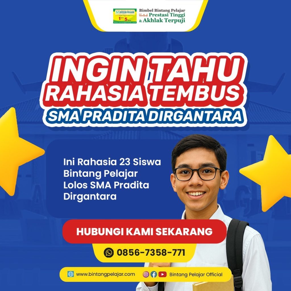 Program Bimbel Khusus Tembus SMA Pradita Dirgantara Untuk Tahun ...